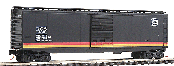 MicroTrain - 50' Standard Boxcar w/Single Door - Kansas City Souther ...