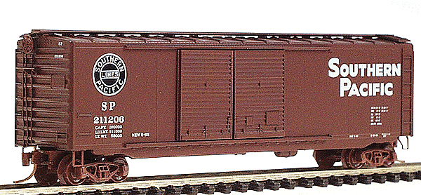 MicroTrain - 50' Standard Double-Door Boxcar w/Youngstown Doors - Southern Pacific #211206 ...