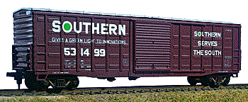 Walthers - 50' Waffle Boxcar - SOU - 932-4712