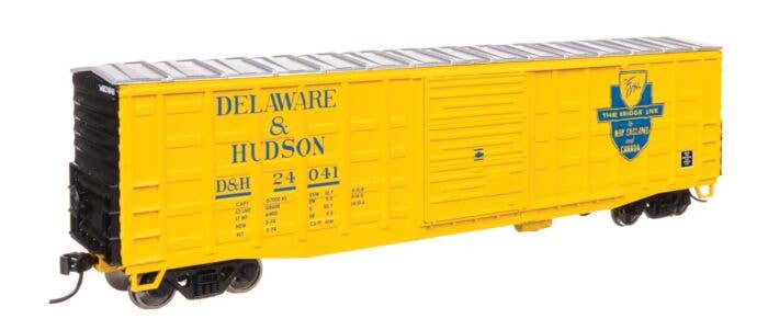 Walthers - 50' Waffle Side Boxcar - Ready To Run - Delaware & Hudson ...