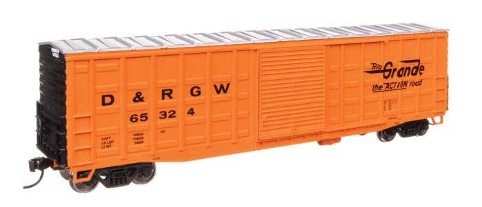 Walthers - 50' Waffle Side Boxcar - Ready To Run - Denver & Rio Grande ...