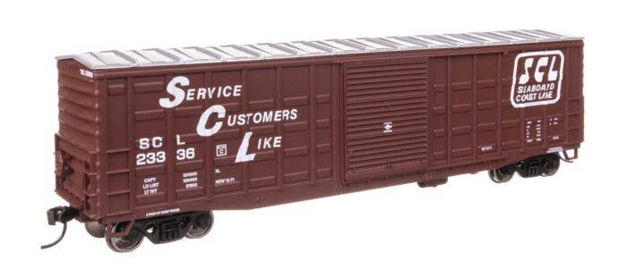 Walthers - 50' Waffle Side Boxcar - Ready To Run - Seaboard Coast Line ...
