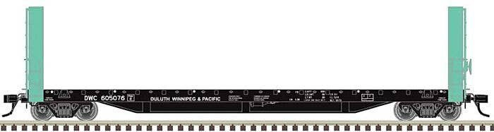 Atlas - 51'6" Bulkhead Flatcar - Ready to Run - Master(R) - Duluth ...