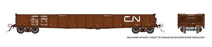 Rapido - 52' 6" Canadian Mill Gondola - Ready to Run - Canadian ...