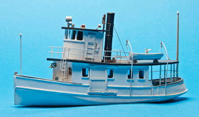 Sea Port - 53' Coastal Passenger Steam Ferry - Kit - 663-H136