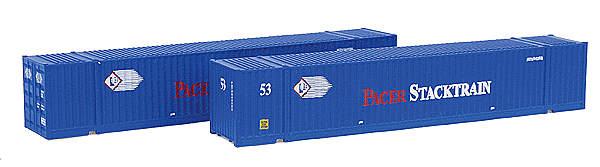 Deluxe - 53' Corrugated Container 2-Pack - Pacer Stack Train - 238-13010