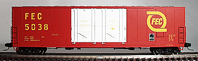 Atlas O - 53' Evans Double Plug Door Boxcar 2-Rail - Florida East Coast ...