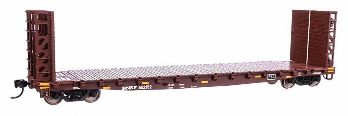 Walthers - 53' GSC Bulkhead Flatcar - Ready to Run - BNSF #552152 - 910 ...