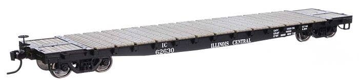Walthers - 53' GSC Flatcar - Ready to Run - Illinois Central #62630 ...