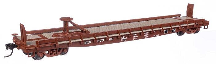 Walthers - 53' GSC Piggyback Service Flatcar - Ready to Run - Milwaukee ...