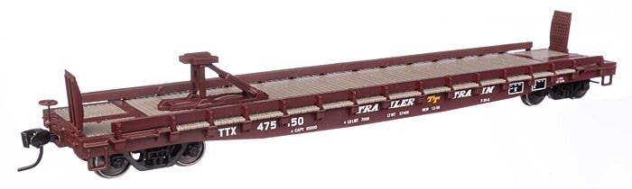 Walthers - 53' GSC Piggyback Service Flatcar - Ready to Run - Trailer Train TTX #475150 - 910-50515