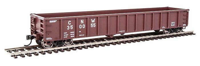 Walthers - 53' Railgon Gondola - Ready To Run - Chicago & North Western(TM) #350055 (oxide ...