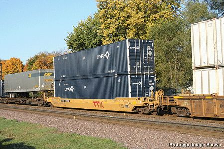 Walthers - 53' Rebuilt All-Purpose Well Car - Ready to Run - TTX ...