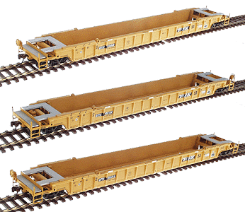 Walthers - 53' Single Unit Well Cars - Assembled 3-Pack - TTX #1 - 932 ...
