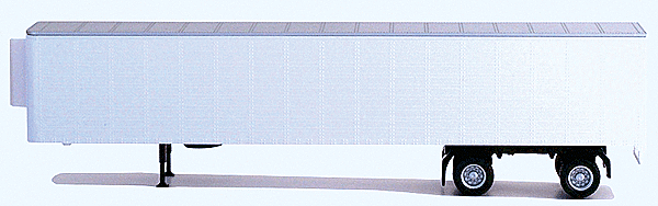 Herpa - 53' Spread-Axle Reefer Van Trailer Only - Silver - 326-5417