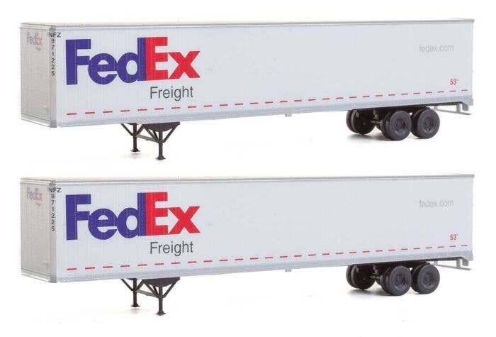 Walthers - 53' Stoughton Trailer 2-Pack - Assembled - FedEx Freight ...