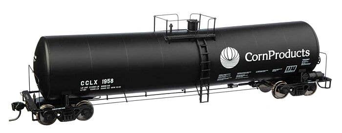Walthers - 54' 23,000 Gallon Funnel-Flow Tank Car - Ready to Run - Corn Products CCLX #1958 ...