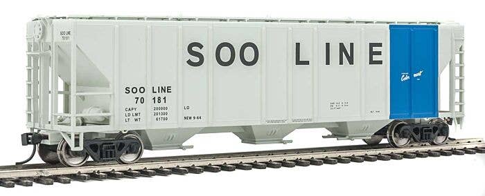 Walthers - 54' PS2-CD 4427 Low-Side Covered Hopper - Ready to Run - Soo ...
