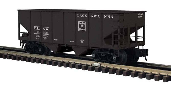 Atlas O - 55-Ton 2-Bay Open Hopper - 3-Rail - Ready to Run - Master ...