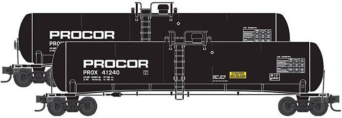 MicroTrain - 56' General Service Tank Car - Ready to Run - Procor PROX ...