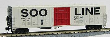 Con-Cor - 57' Mechanical Reefer - Ready to Run - Soo Line (white, black ...