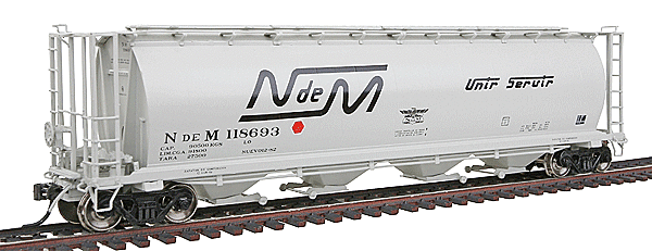 Intermount - 59' 4-Bay Cylindrical Covered Hopper - Trough Hatch Version - Ready to Run ...