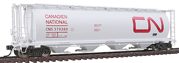 Intermount - 59' 4-Bay Cylindrical Covered Hopper - Trough Hatch ...