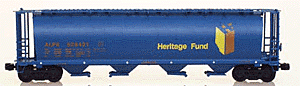 Intermount - 59' 4-Bay Cylindrical Covered Hopper - Trough Hatch ...
