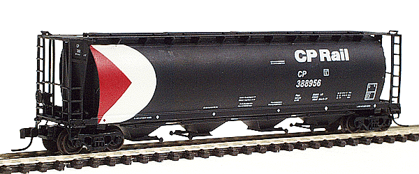 Intermount - 59' 4-Bay Cylindrical Covered Hopper - Trough Hatch ...