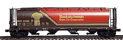 Intermount - 59' 4-Bay Cylindrical Covered Hopper - Trough Hatch ...