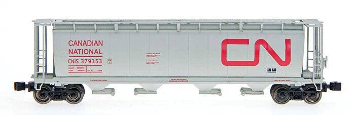 Intermount - 59' 4-Bay Cylindrical Covered Hopper - Trough Hatch ...