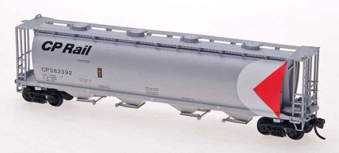 Intermount - 59' 4-Bay Cylindrical Covered Hopper w/Round Hatches - Ready to Run - Canadian ...