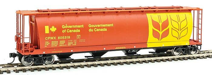 Walthers - 59' Cylindrical Hopper - Ready to Run - Canadian Wheat Board ...