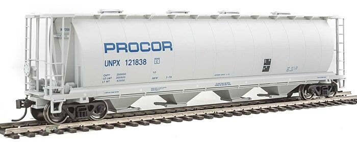 Walthers - 59' Cylindrical Hopper - Ready to Run - Procor UNPX #121838 ...