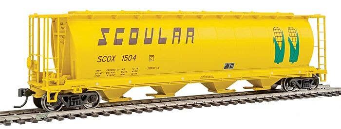 Walthers - 59' Cylindrical Hopper - Ready to Run - Scoular SCOX #1504 ...