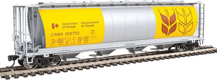 Walthers - 59' Cylindrical Hopper - Ready to Run - Canadian Wheat Board ...