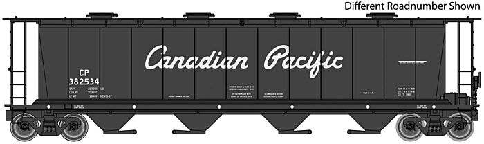 Walthers - 59' Cylindrical Hopper - Ready to Run - Canadian Pacific ...
