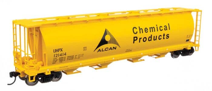 Walthers - 59' Cylindrical Hopper - Ready to Run - Alcan UNPX #121414 ...