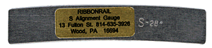 Ribbonrail - 5" Track Alignment Gauges - Curved - 28" Radius - 170-828