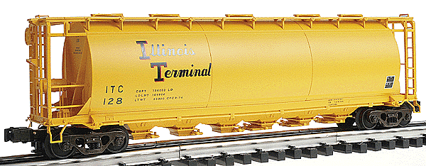 Atlas O - 6-Bay Cylindrcal Hopper - Illinois Terminal #2 - 151-63352