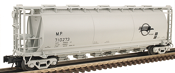 Atlas O - 6-Bay Cylindrical Hopper 3-Rail - Missouri Pacific - 151-6343