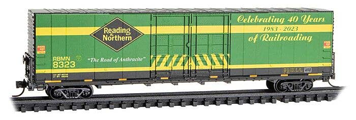 MicroTrain - 60' Excess-Height Double-Plug-Door Boxcar - Ready to Run ...