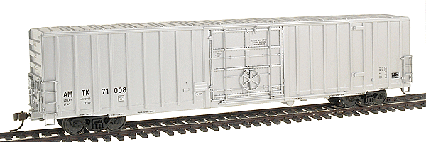 Walthers - 60' Express Boxcar Ready to Run - Amtrak(R) Silver Scheme ...