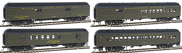 Rivarossi - 60' Heavyweight Car Set - 1 Each Baggage, Railway Post ...
