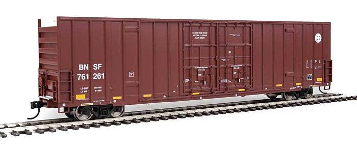 Walthers - 60' High-Cube Plate F Boxcar - Ready to Run - Burlington ...