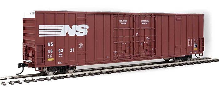 Walthers 60 High Cube Plate F Boxcar Ready To Run Norfolk