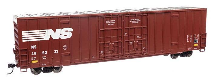 Walthers - 60' High Cube Plate F Boxcar - Ready to Run - Norfolk Southern #469332 - 910-3032