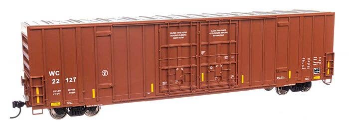 Walthers - 60' High Cube Plate F Boxcar - Ready to Run - Wisconsin ...
