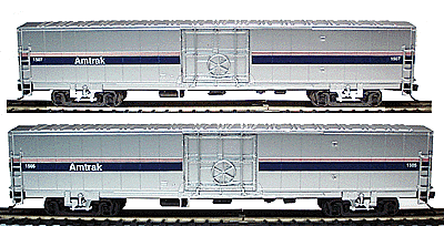 Walthers - 60' Material Handling Car (MHC) Ready-to-Run 2-Pack - Amtrak ...