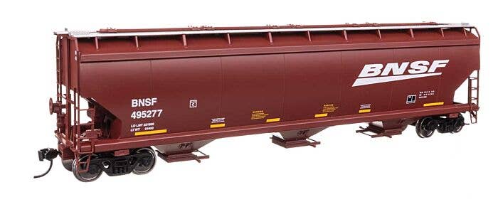 Walthers - 60' NSC 5150 3-Bay Covered Hopper - Ready to Run - BNSF ...
